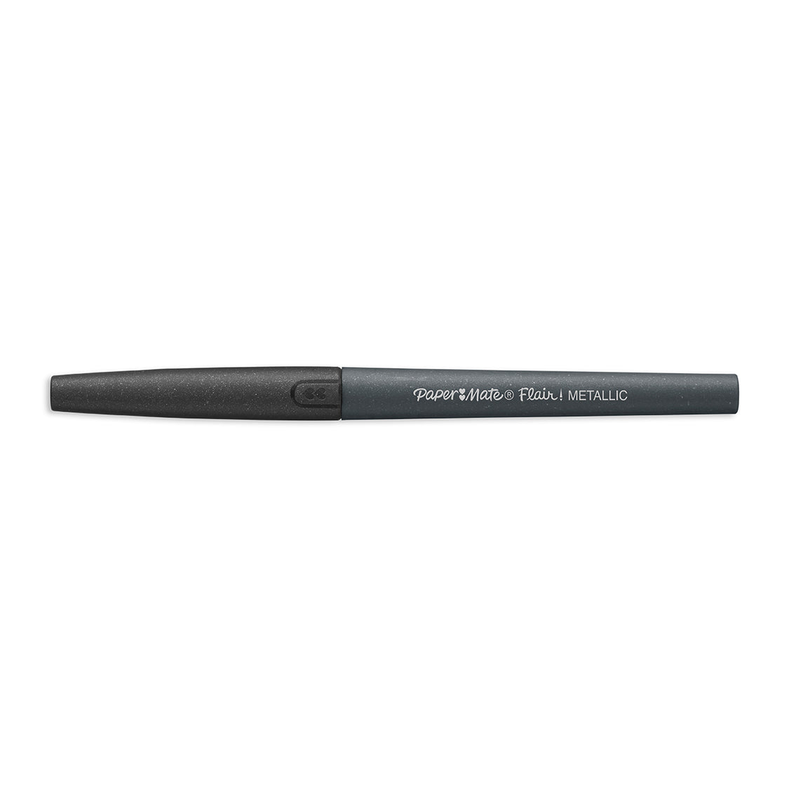 Paper Mate Flair Metallic Silver Felt Tip Pen – PensAndPencils.Net