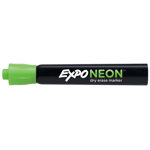 Expo Neon Green Dry Erase Markers, Pack of 6