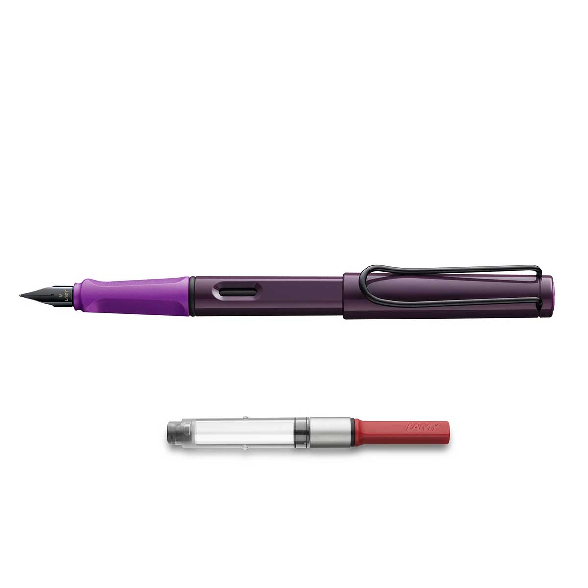 Lamy Safari Blackberry Violet Fountain Pen Extra Fine with Converter ...