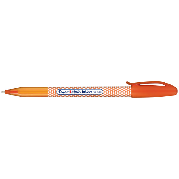 Paper Mate Inkjoy 100 Orange Ballpoint Pen