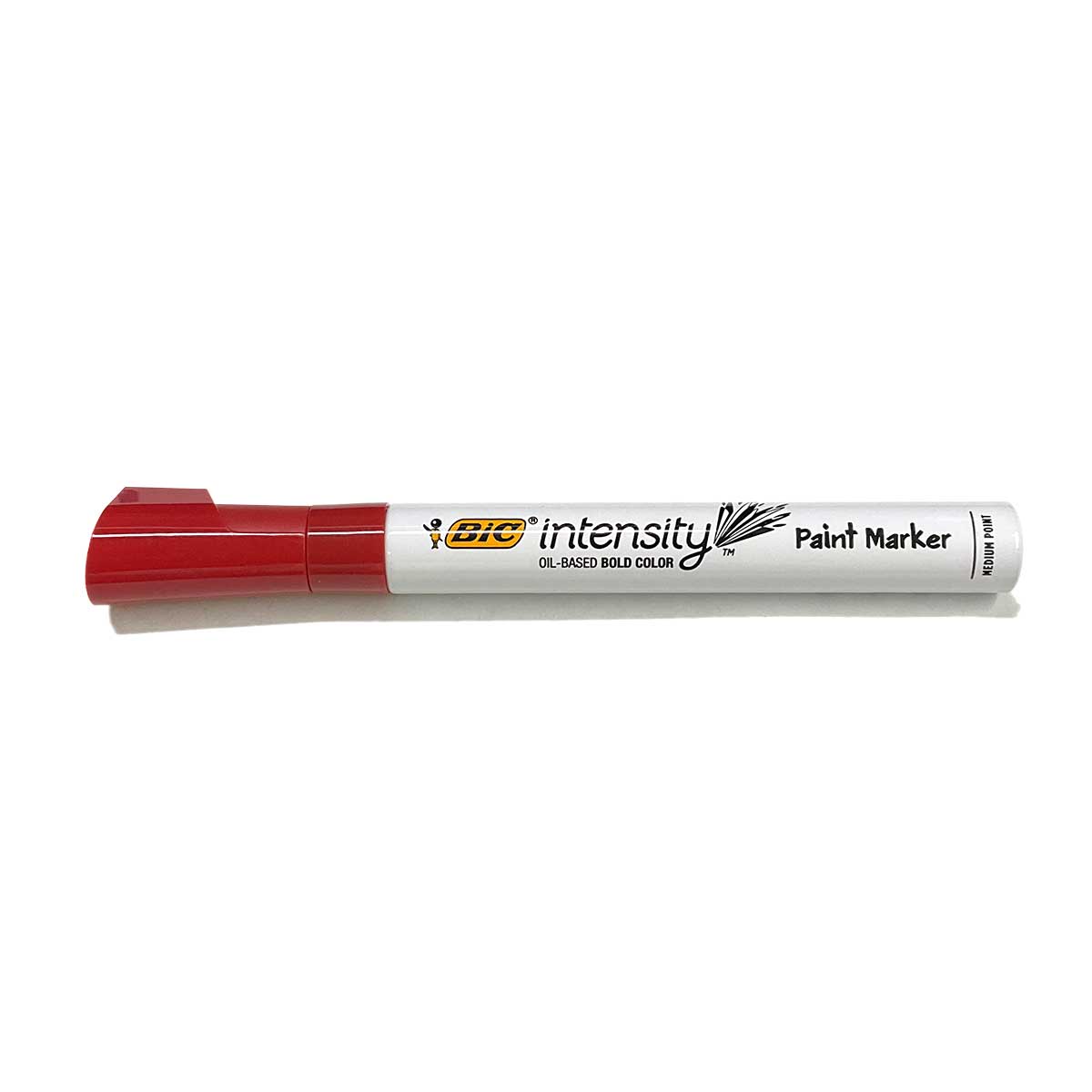 Red Paint Marker Bic Intensity Oil Based – PensAndPencils.Net