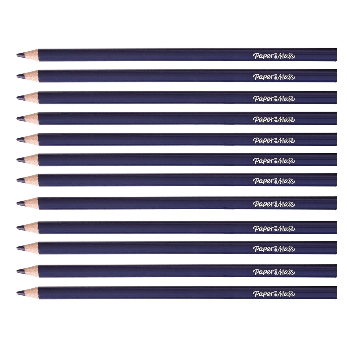 Paper Mate Blue Colored Pencils Pack of 12 (Writes Blue ...