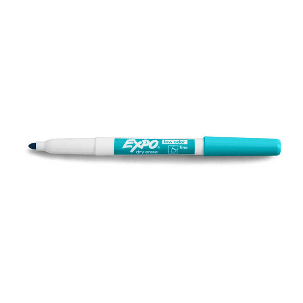 Expo Aquamarine Fine Tip Dry Erase Markers Low Odor