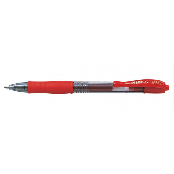 Pilot G2 Red, Bold Tip, Red Ink Gel Pen, 1.0MM - 31258