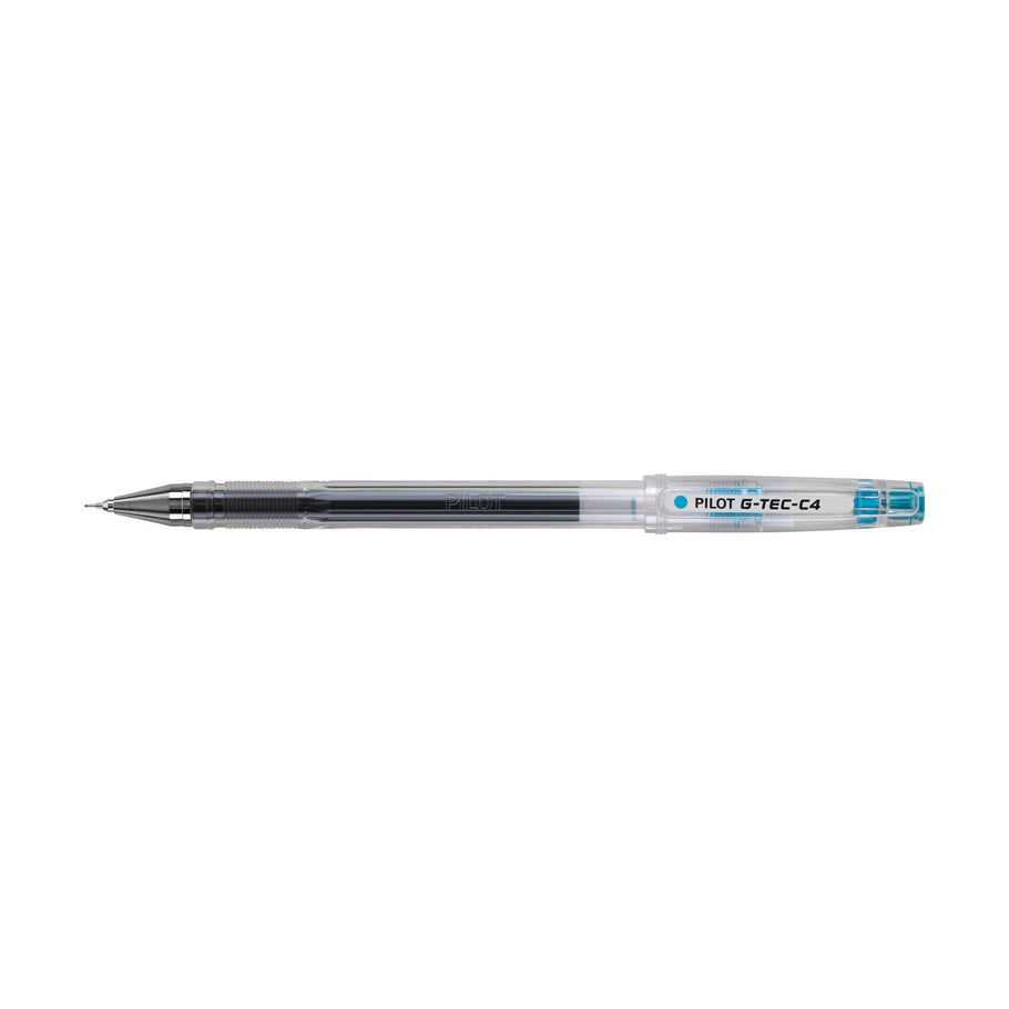 Pilot G-Tec C4 Gel Ultra Fine Turquoise Thin Writing Rollerball Pen ...