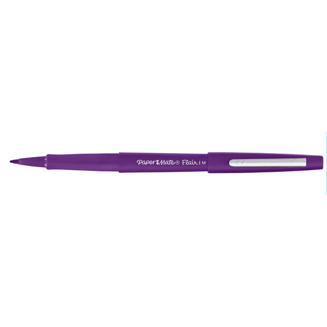 Paper Mate Flair Purple Felt Tip Pen Medium, Point Guard ...