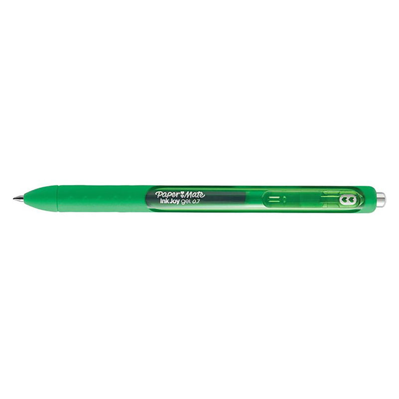 Paper Mate Inkjoy Gel Pen Medium Luscious Green, 0.7mm Retractable ...