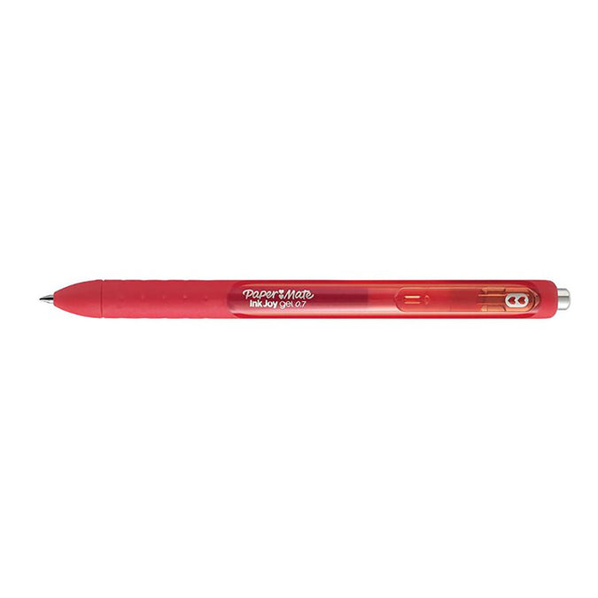 Paper Mate Inkjoy Gel Pen Medium Red, 0.7 MM Retractable Click Gel Pen ...