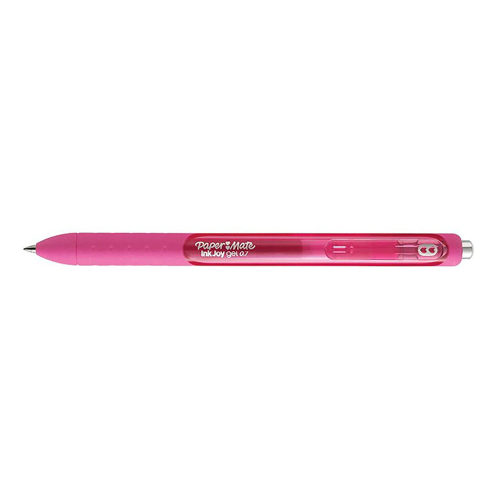 Paper Mate Inkjoy Gel Pen Medium Pink Pop, Retractable Click Pen