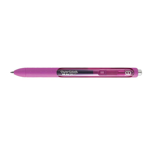Paper Mate Inkjoy Gel Pen Medium Wild Berry, Retractable Click Gel Pen ...