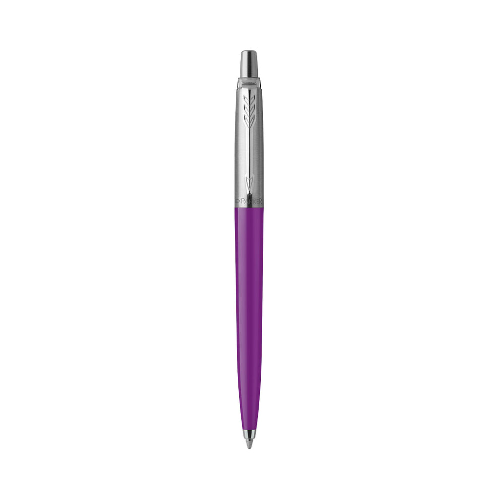 Parker Jotter Amethyst Purple Ballpoint Pen, Blue Ink