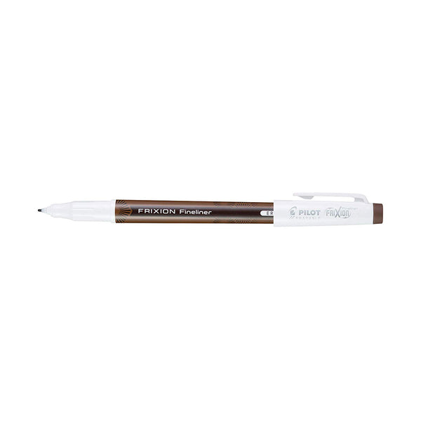 Pilot Frixion Fineliner Erasable Pen Brown 0.6mm Fine