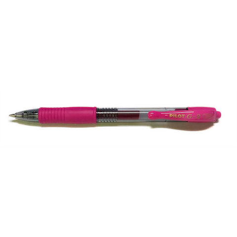 Pilot G2 Pink Bold Gel Pen 1.0 MM – PensAndPencils.Net