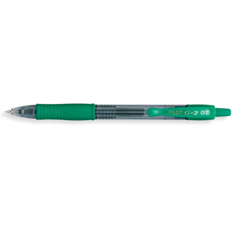 Pilot G2 Green Ink Pen, Fine – PensAndPencils.Net