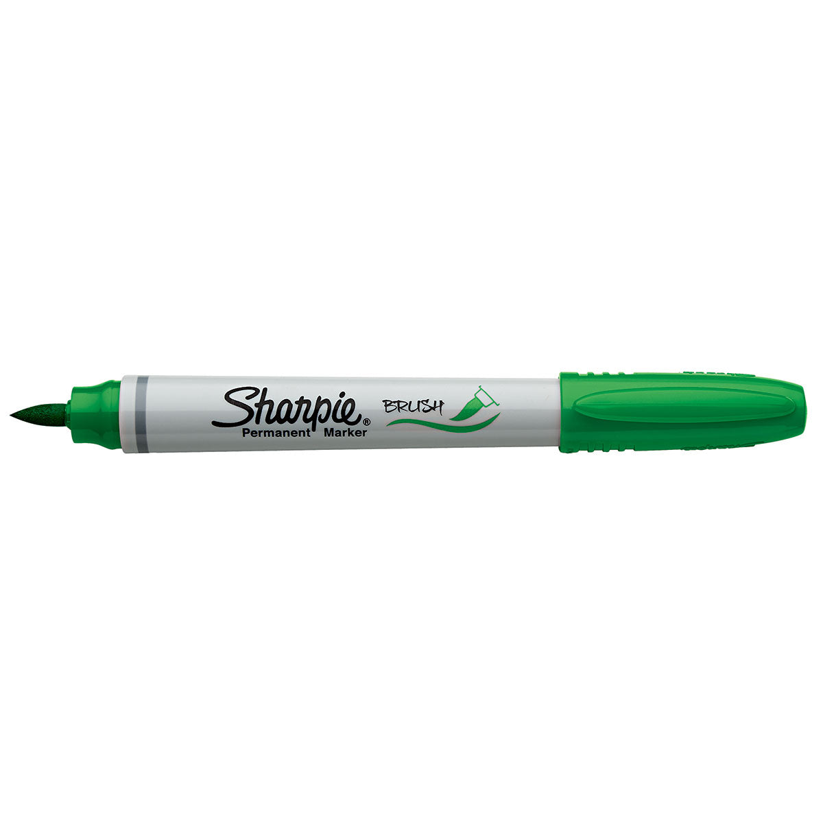 Sharpie Brush Tip Marker, Green – PensAndPencils.Net