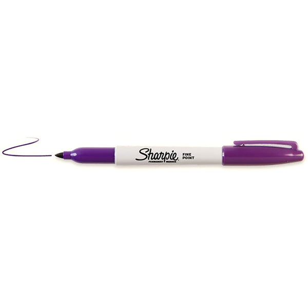 Sharpie Purple Fine Point Permanent Marker