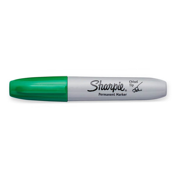 Sharpie Chisel Point Green Permanent Marker Sold Individually