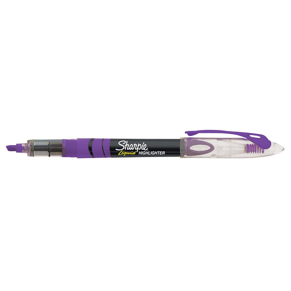 Sharpie Liquid Purple Highlighter Chisel Tip 12 Count
